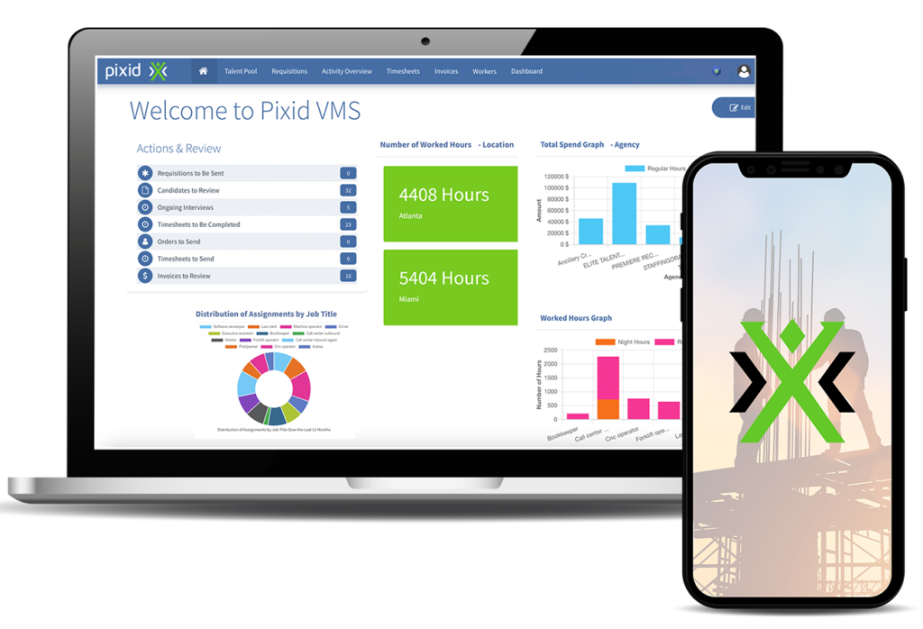 PIXID VMS - Contingent workforce management in the US